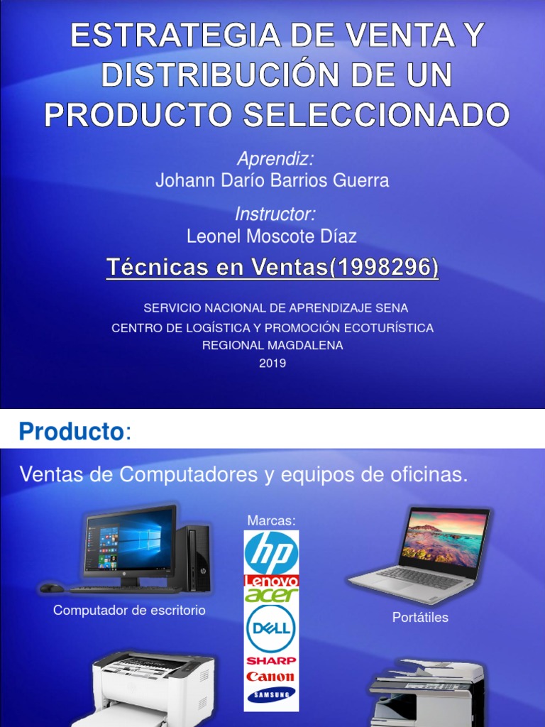 Estrategia de Venta y Distribución de Un Producto | PDF | Los ...