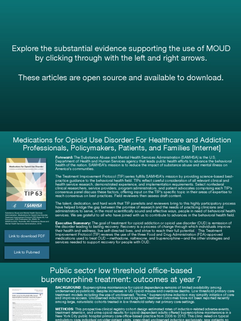 Open Source Evidence | PDF | Opioid Use Disorder | Addiction