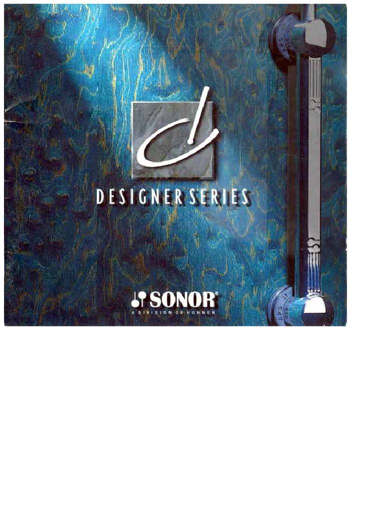 Sonor Designer Series | PDF