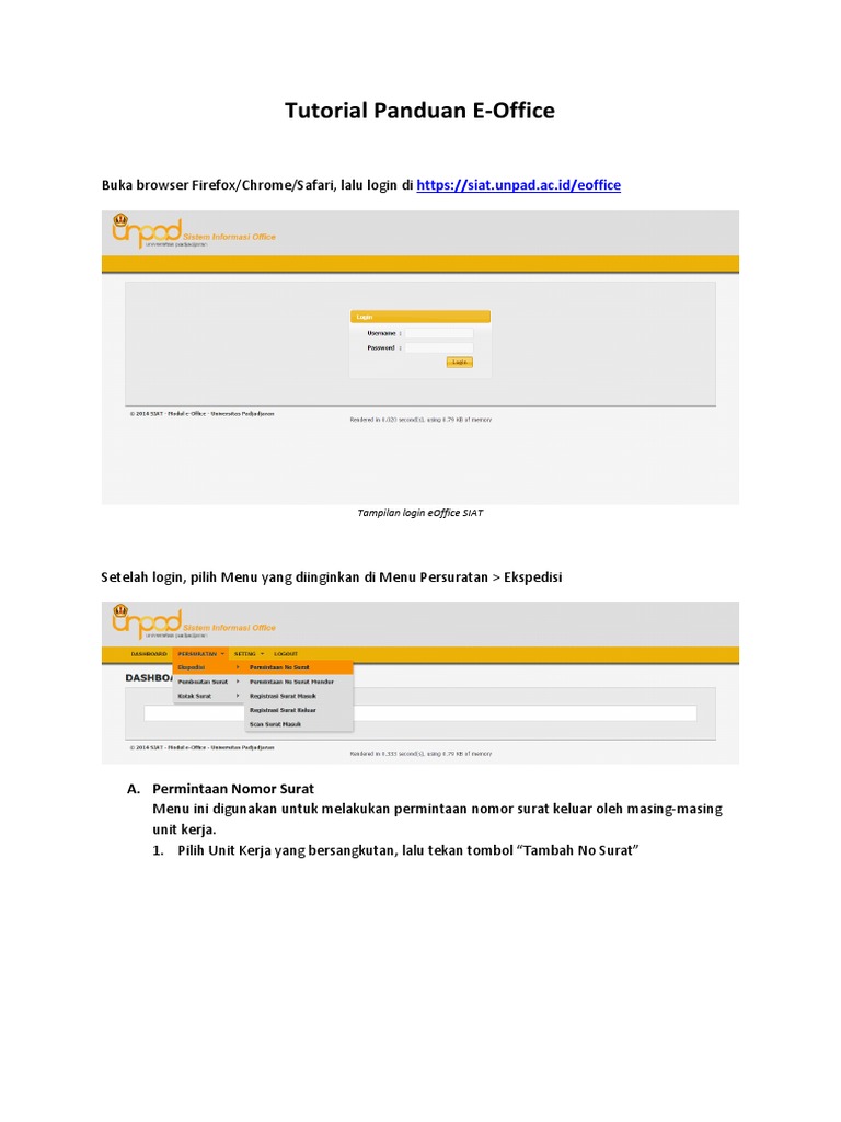 Tutorial Panduan Eoffice | PDF | Karier & Perkembangan