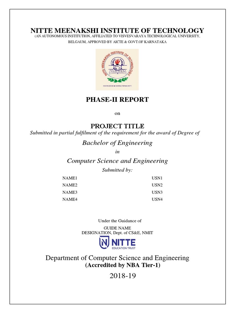 Final Project Year Phase-2 Report - Format | PDF | Internet | E Books