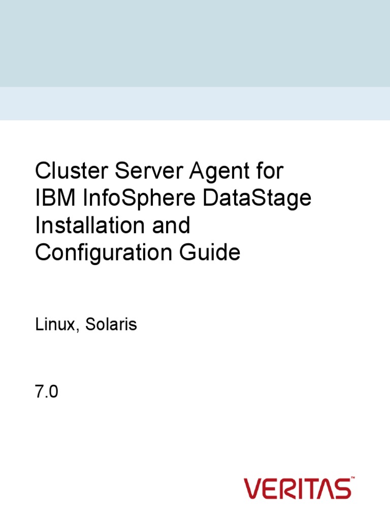 Cluster Server Agent For Ibm Infosphere Datastage Installation and Configuration Guide | PDF ...