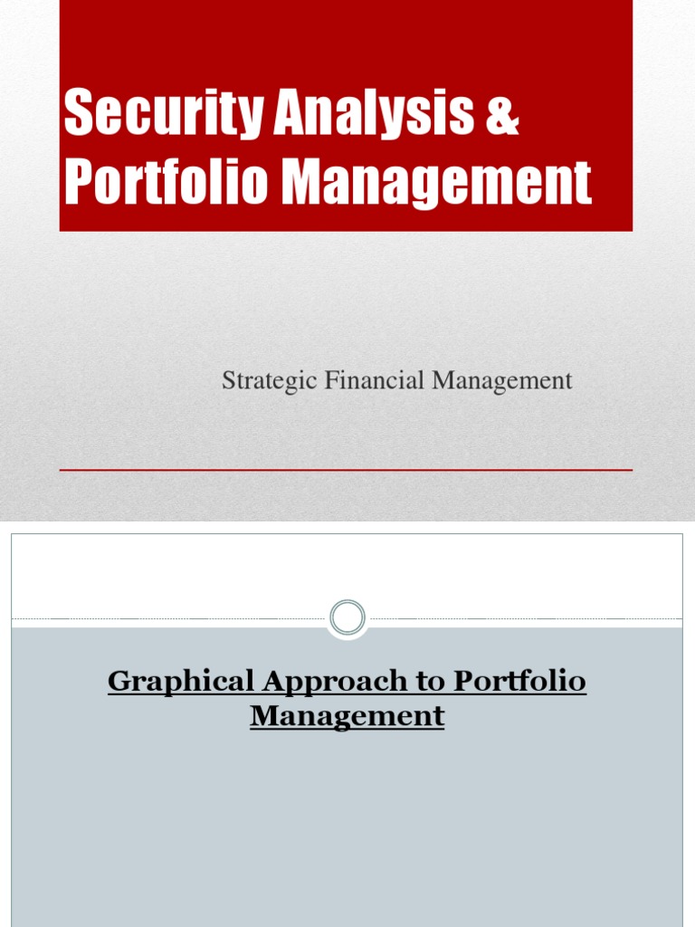 Portfolio Management & Risk Analysis Guide | PDF | Capital Asset ...