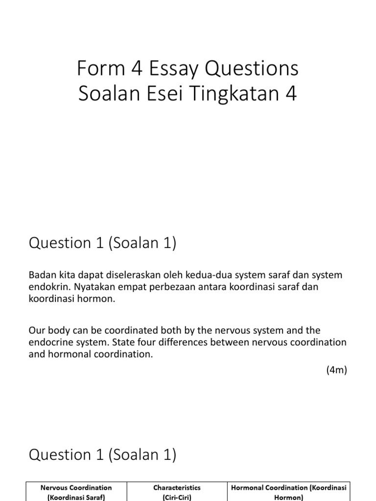 Form 4 Essay Questions | PDF | Chemical Substances | Chemistry