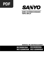 Manual de Operacion Mini Split Prime PDF | PDF | Control remoto ...