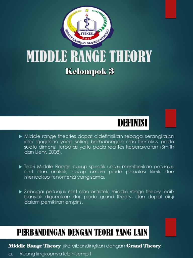 Middle Range Teori | PDF