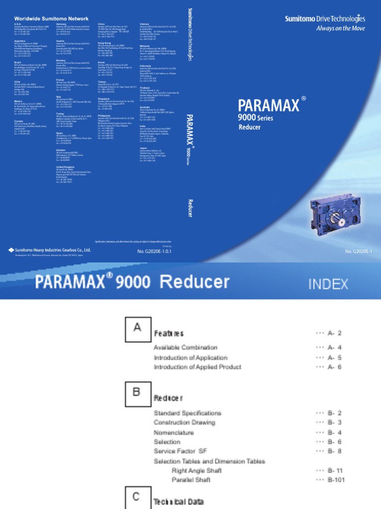 Paramax 9000 Catalog PDF | PDF | Gear | Mechanics