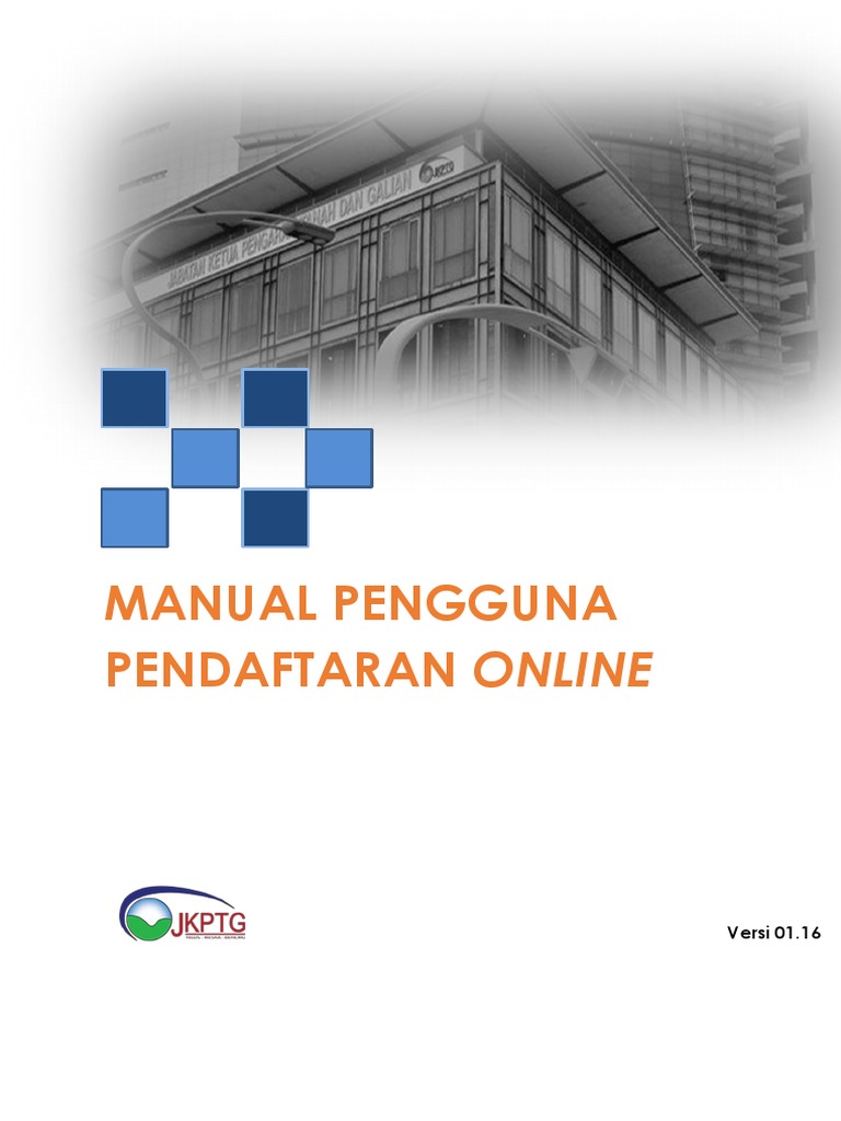 Panduan Pendaftaran JKPTG Online | PDF