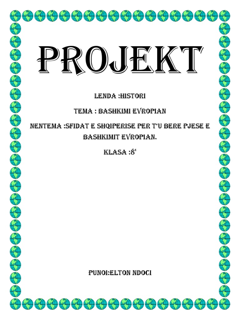 Bashkimi Europian Histori | PDF