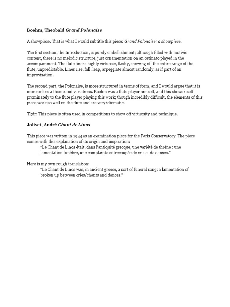 Recital Program Notes | PDF