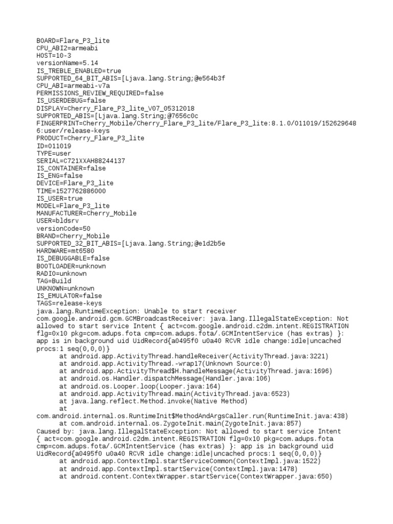 Crash 2019 07 16 18 45 39 1563273939196 | PDF | Mobile Technology ...