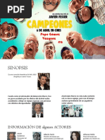 Personajes de la película "Campeones" | PDF