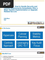 Hypercare Approach v1 | PDF | Software Bug | Business Process