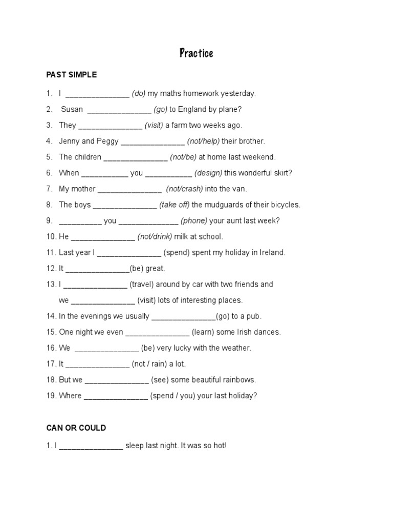 Practice Level 4 | PDF
