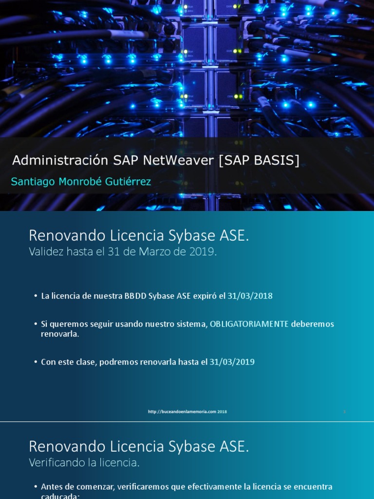 Renovando Licencia Sybase ASE | PDF | Informática | Software