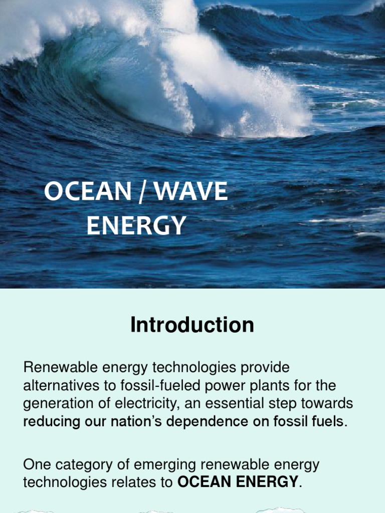 Ocean Energy | PDF | Wound | Oceanography