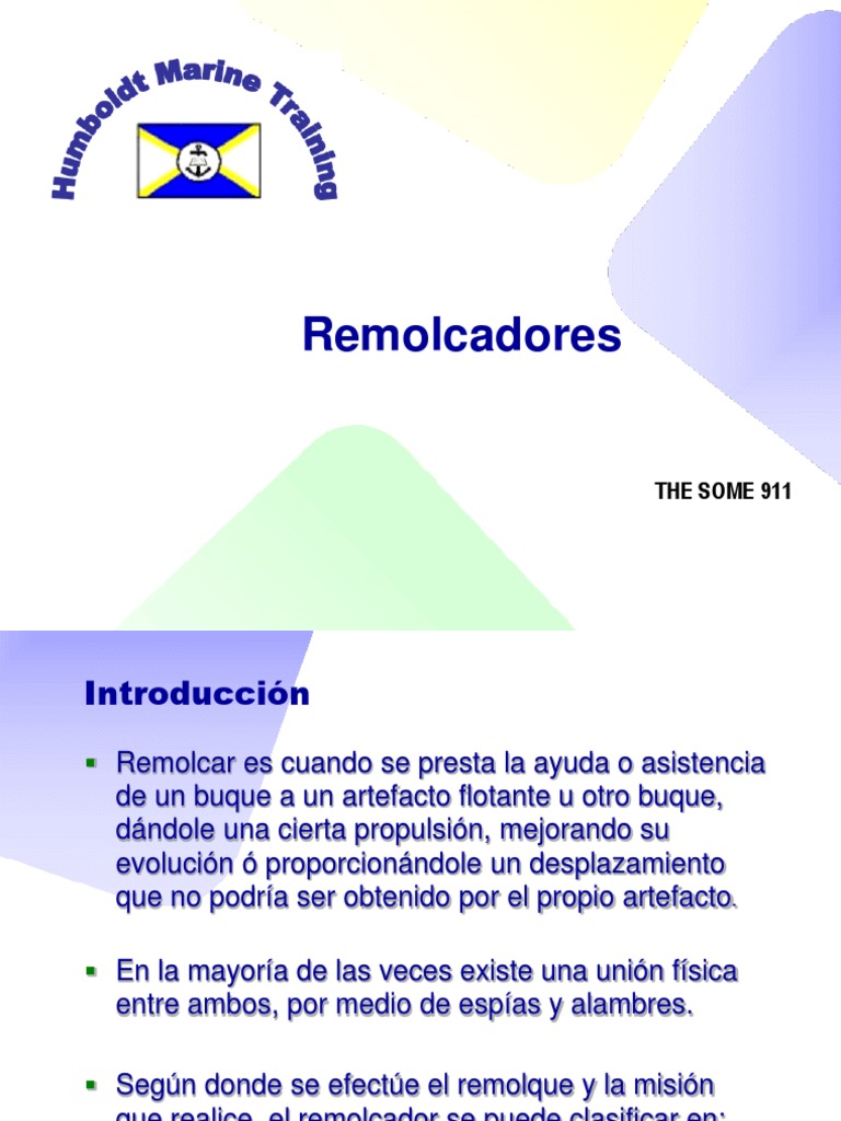 Remolcadores (Buques de Remolque) | PDF | Remolcador | Fricción