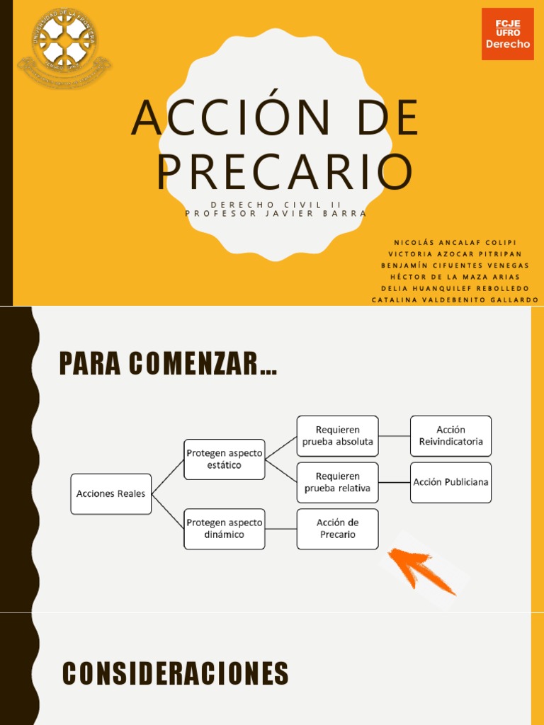 Acción de Precario en Derecho Civil | PDF | Tolerancia | Justicia