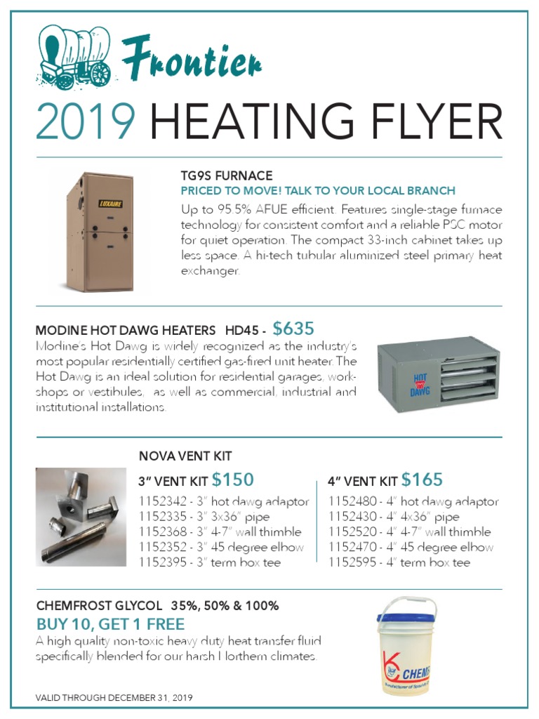 Heating Flyer 2019 | PDF | Hvac | Furnace