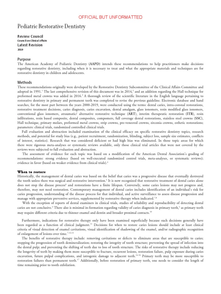 Cvi | PDF | Dental Composite | Human Tooth