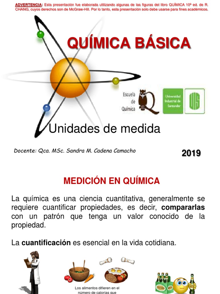 Unidades de Medida en Química | PDF | Exactitud y precisión | Sistema ...