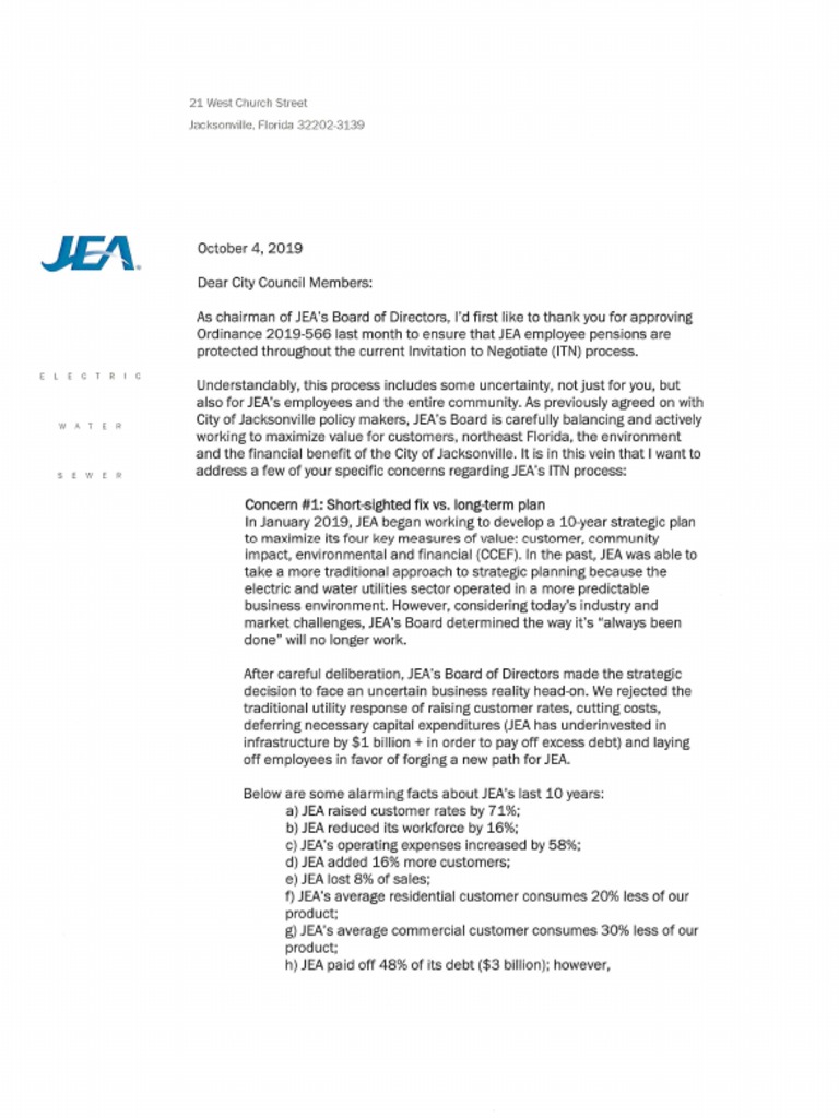 JEA for sale: Bid price at least $6.8 billion | firstcoastnews.com