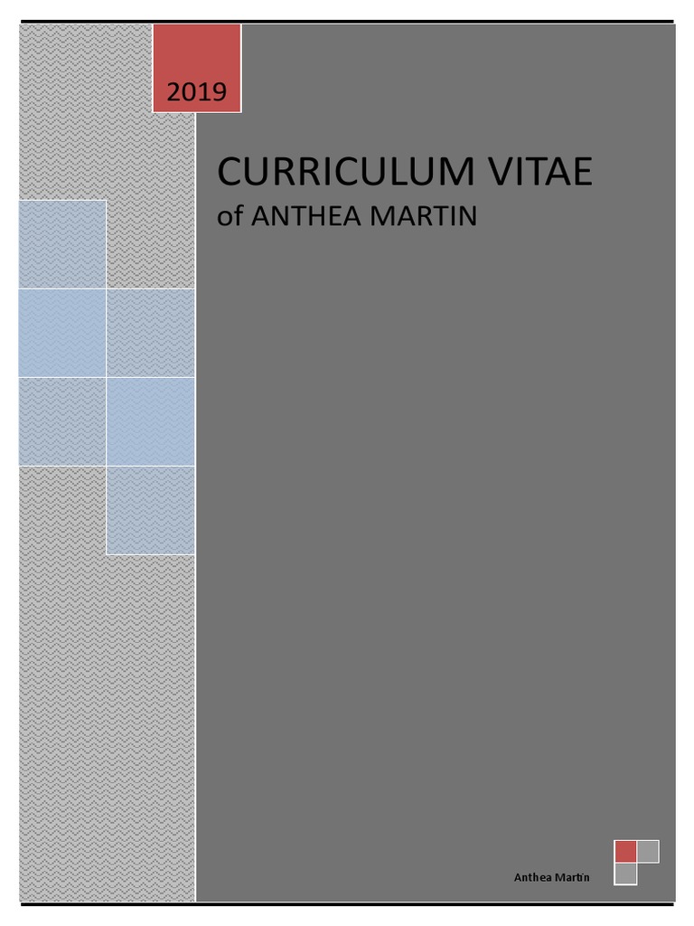 CV of Anthea Martin | PDF | Hazard Analysis And Critical Control Points ...