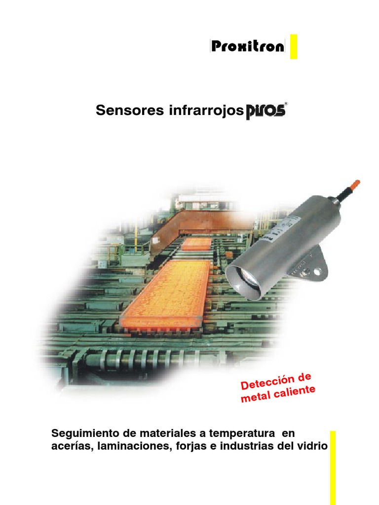 Sensores Infrarrojos Proxitron | PDF | Infrarrojo | Óptica