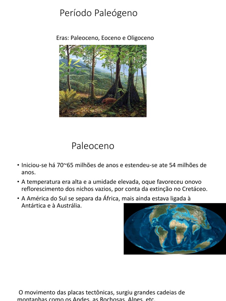 Período Paleogeno | PDF | Organismos | Geociências