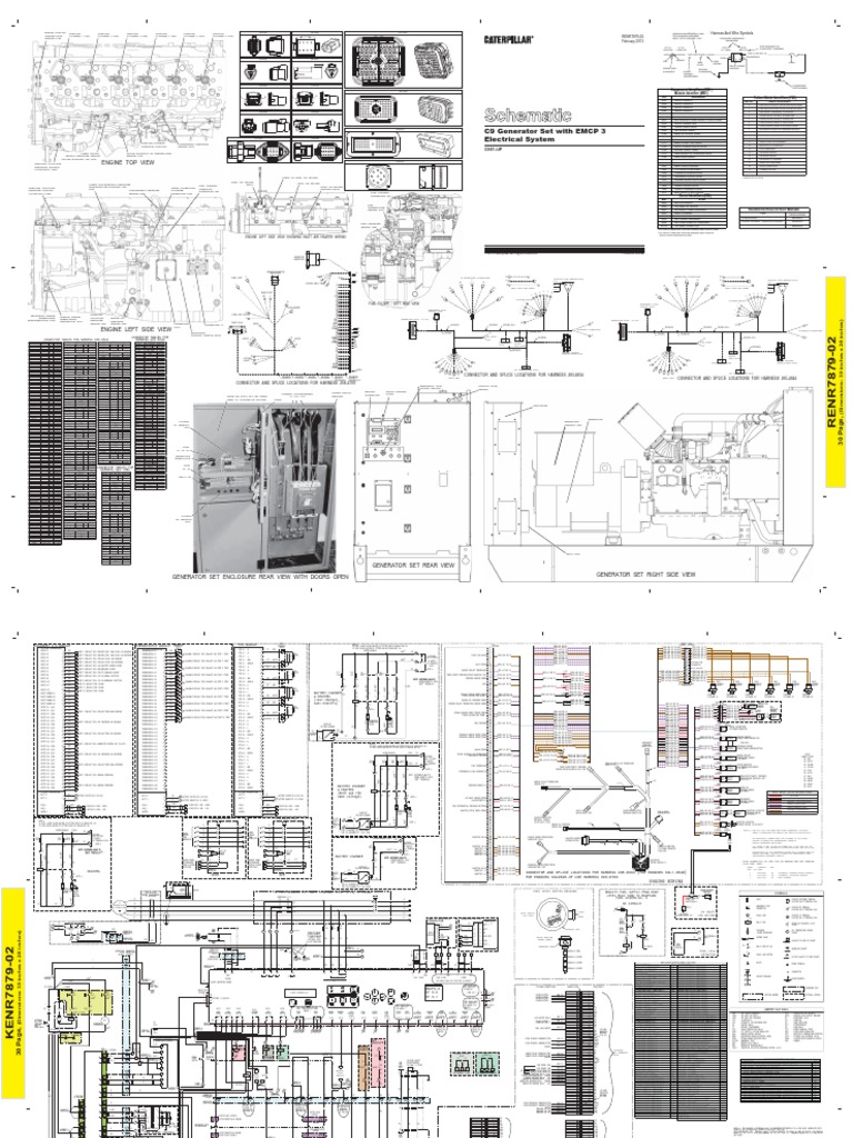 C9 Generator Set With EMCP 3 Electrical System: Engine Top View | PDF ...