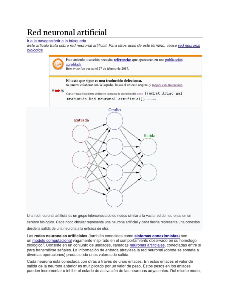 Redes Neuronales y Aprendizaje Profundo | PDF | Red neuronal artificial ...