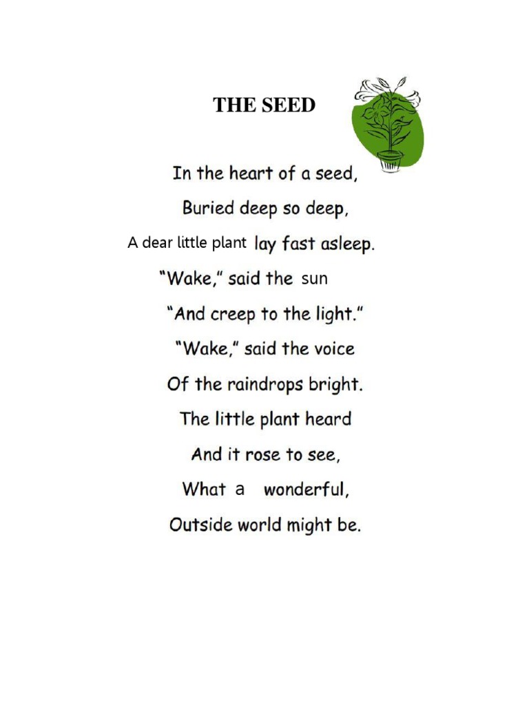 The Seed Poem | PDF