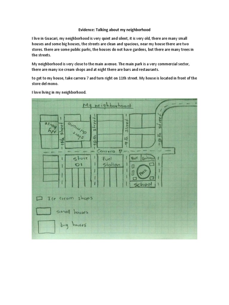 Evidence: Talking About My Neighborhood | PDF
