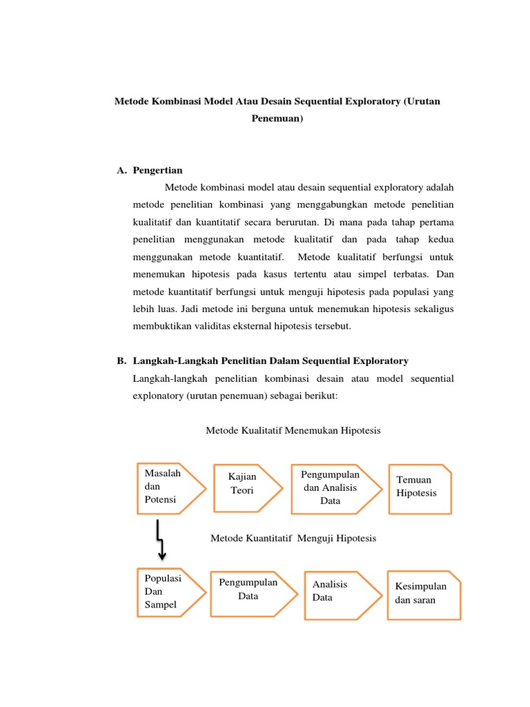 Desain Sequential Exploratory | PDF