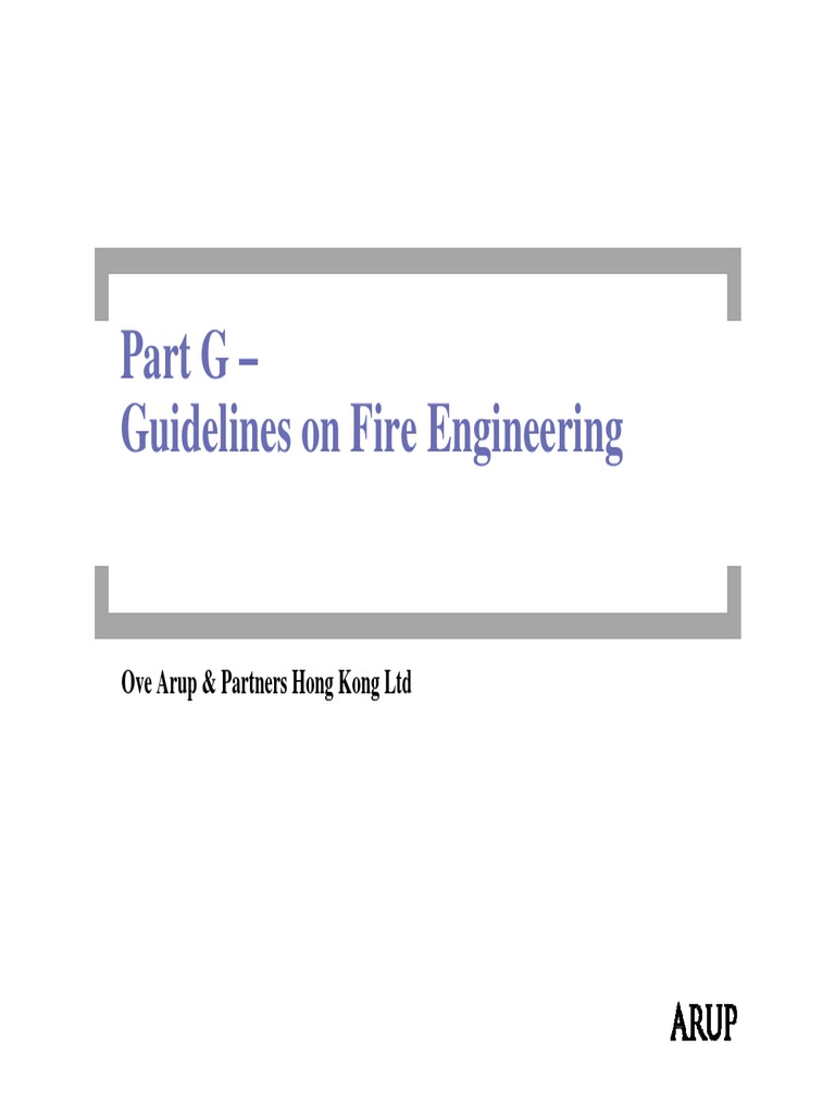 Fire Engineering Guidelines Guide | PDF | Firefighting | Fire Safety