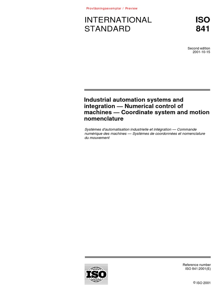 ISO 841 en - Pdf-Desbloqueado | PDF | International Organization For ...