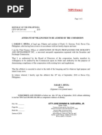 PhilHealth Authorization Letter | PDF