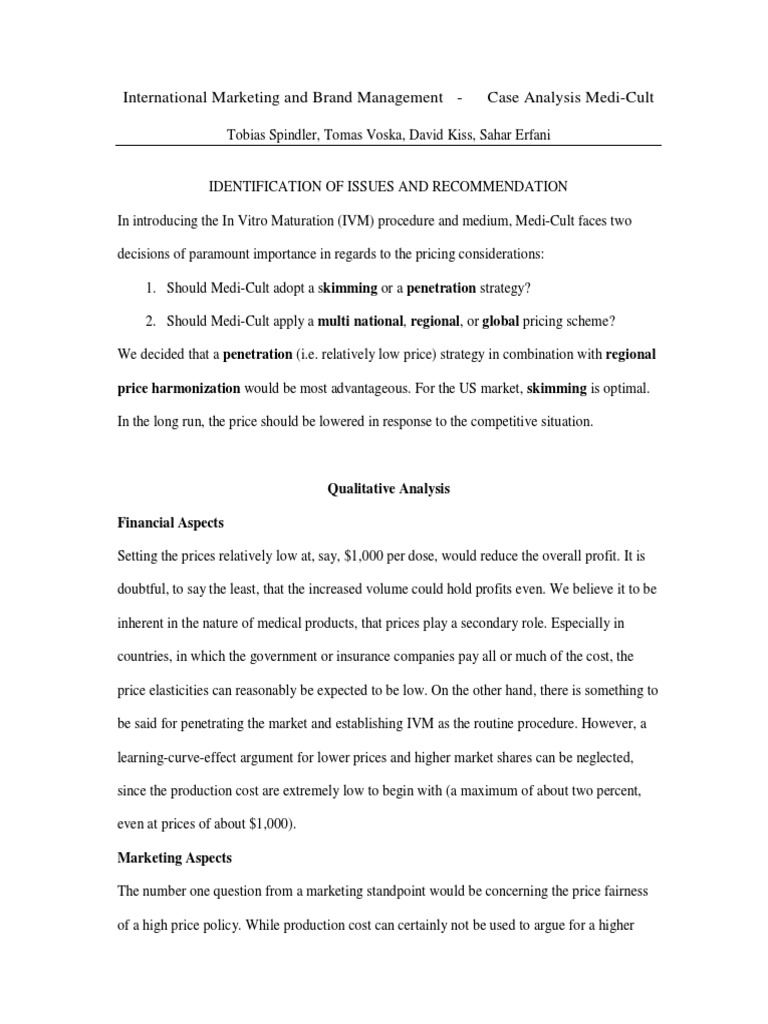 Medi-Cult Finalversion PDF | Download Free PDF | Price Elasticity Of ...