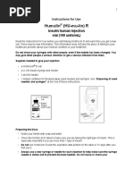Humulin m3 Patient Booklet | PDF