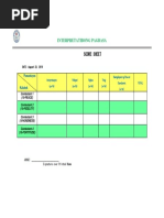 Quiz Bee Score Sheet Template | PDF
