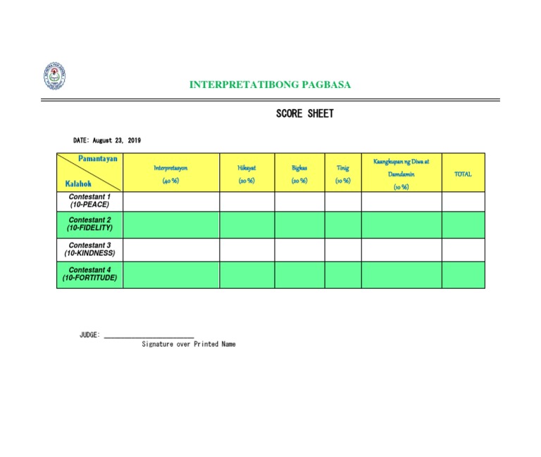 Interpretatibong Pagbasa | PDF