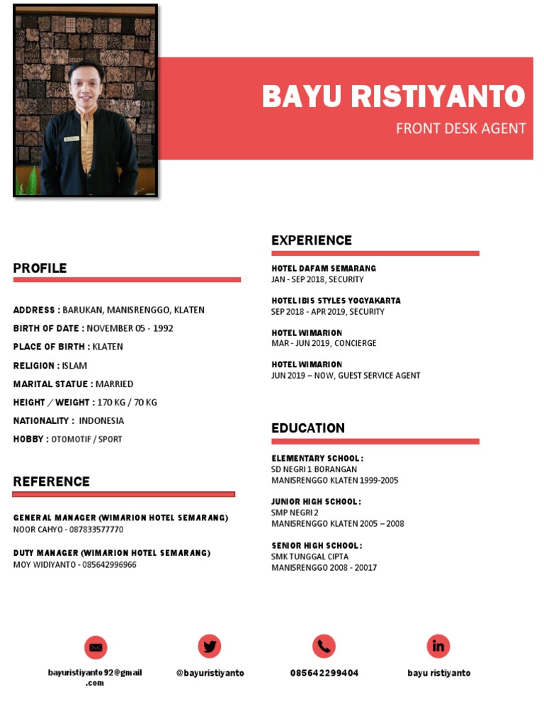 CV Bayu PDF | PDF