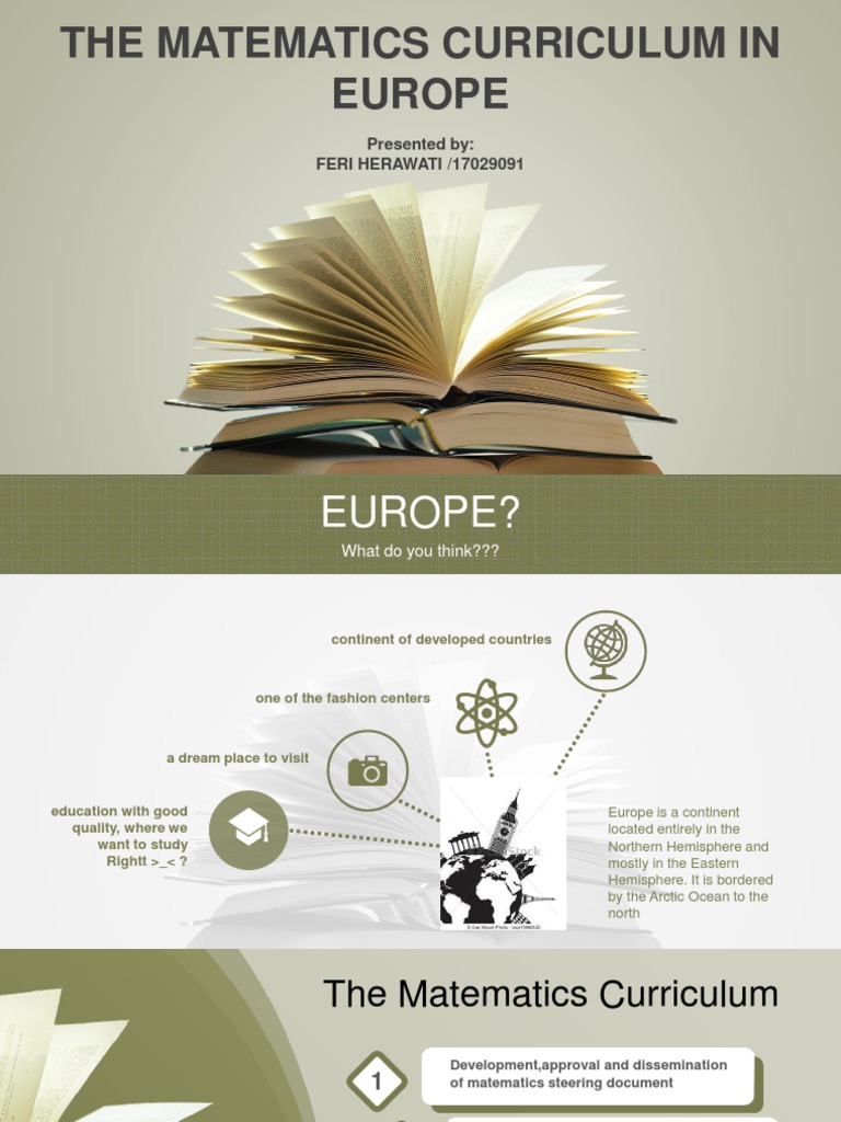 Mathematics Curriculum in Europe Overview | PDF | Curriculum | Evaluation