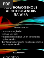 Bilinggwalismo at Multilinggwalismo | PDF