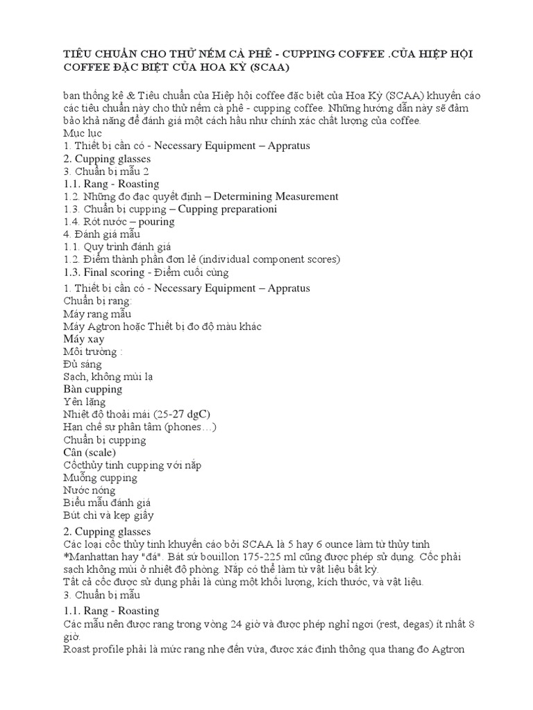Cac Dung Cu Cupping Can Co SCA | PDF