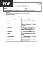 Prueba Matilda, 6° | PDF