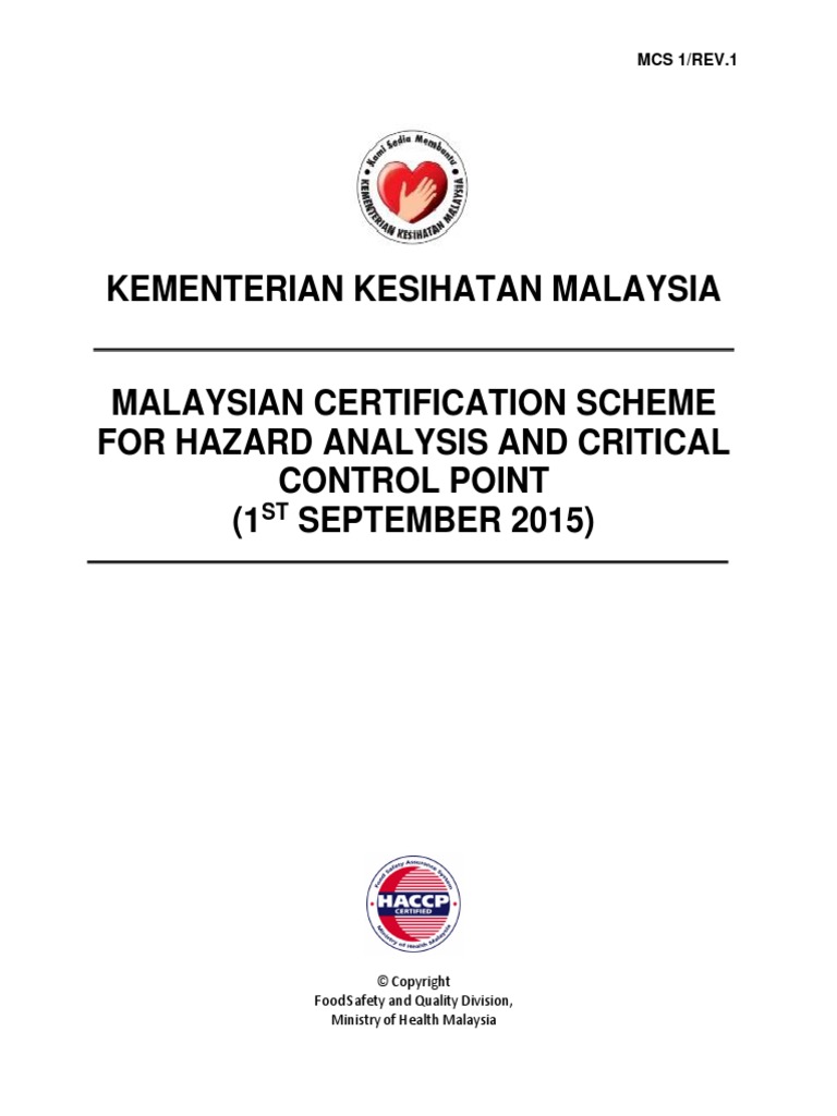 Haccp KKM | Download Free PDF | Hazard Analysis And Critical Control ...