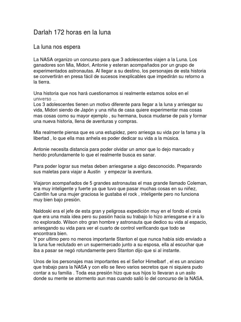 Darlah 172 Horas en La Luna | PDF | Luna | Nasa