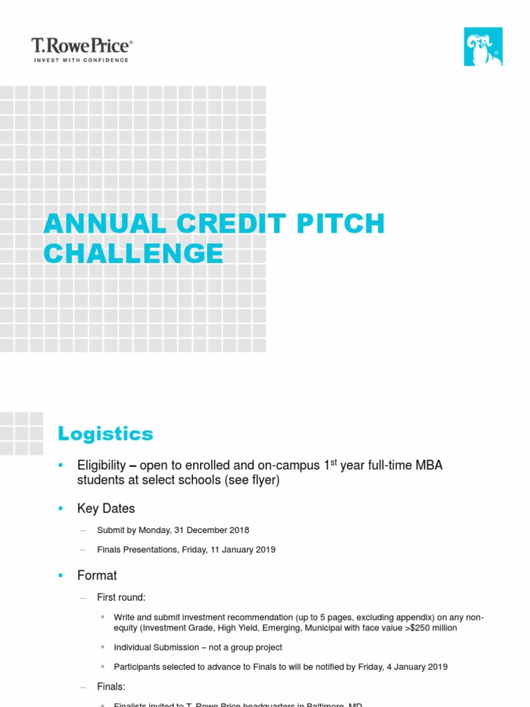 Credit Pitch Overview - Sample | PDF | Yield (Finance) | Valuation ...