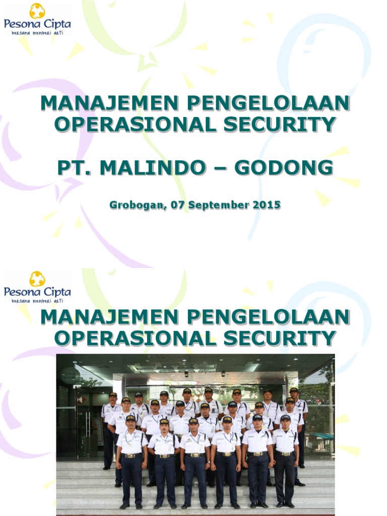 Manajemen Operasional Security Satpam | PDF